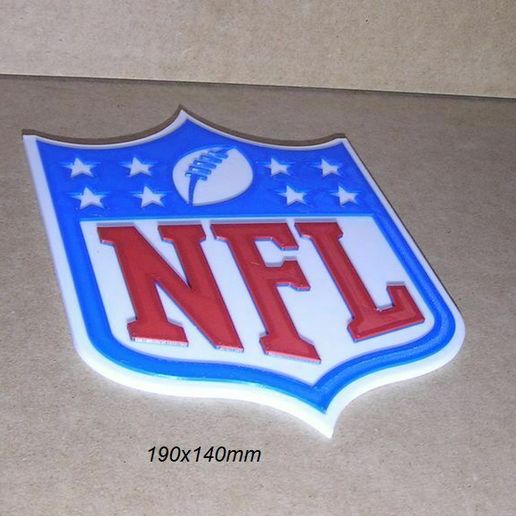 🛡️ NFL, shield, sign, signboard, sign, logo, logo, print3d, teams ...