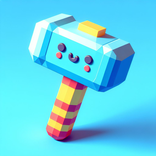 STL file Cute Hammer - Playful and Fun 3D Model 🔨 ・3D printable model ...