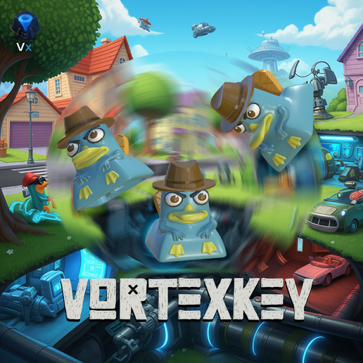 ⌨️ VortexKeys Perry Keycap・ STL File for 3D printing・Cults