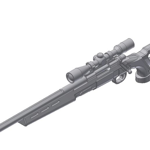 🔫 Fallout Hunting rifle 1/6 scale (#2)・ STL File for 3D printing・Cults