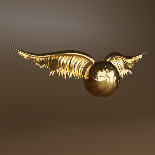 🎄 CHRISTMAS GOLDEN SNITCH・ STL File for ・Cults