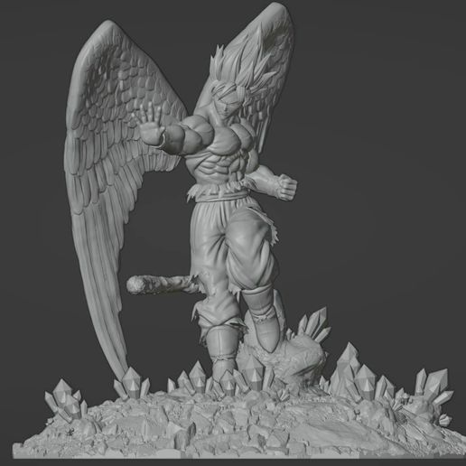 👼 Goku Angel・ 3D File for 3D printing・Cults