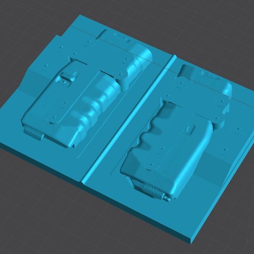 🔫 Springfield Kuna Mag Pouch Mold・ STL File for 3D printing・Cults