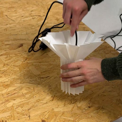 🔦 ORIGAMI 1.0 - 3D Printable Lamp・ 3D File for 3D printing・Cults