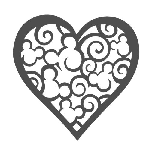 STL file heart DISNEY 💜 ・3D printing template to download・Cults