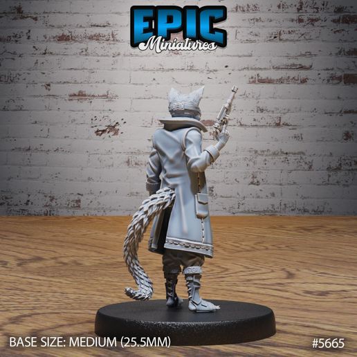 🎲 Catfolk Gunner Jasper ‧ DnD Miniature ‧ Tabletop Miniatures ‧ Gaming ...