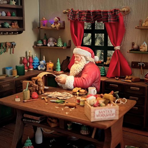 🎅 Complete Santa’s Workshop Collection – 30+ Miniatures, Tools & Santa ...