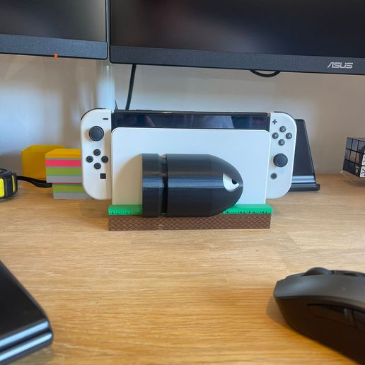 🚀 NINTENDO SWITCH ROCKET MARIO Decoration・ STL File for 3D printing・Cults
