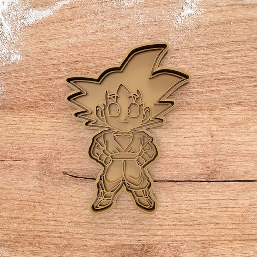 🍪 Goku cookie cutter from Dragon Ball・ STL File for 3D printing・Cults