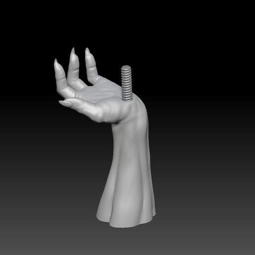 HORIZONTAL GPU SUPPORT demon hand・ STL file for 3D printing・Cults