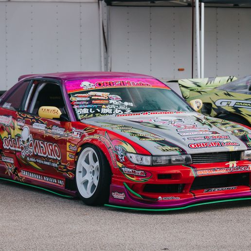 🚗 ORIGIN LABO NISSAN SILVIA S13 RACING LINE BODYKIT・ STL File for 3D ...