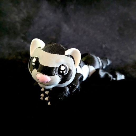 🐉 Ferret Flexi・ STL File for 3D printing・Cults