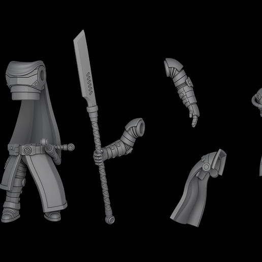 Free 3D file Araashi Blademaster LO1 🛰 ・3D printing idea to download・Cults