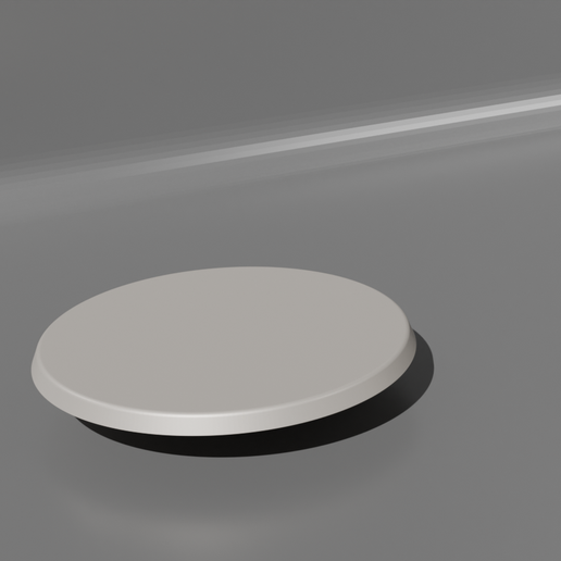 ⚔ Slim style 25MM base・Free STL File for 3D printing・Cults