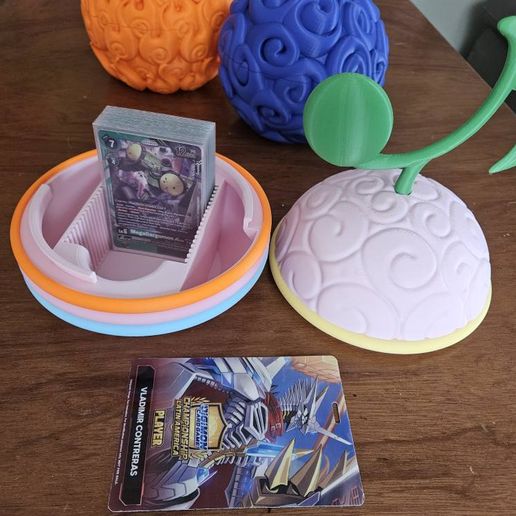 Uta Uta no Mi Deckbox Pack - Devil Fruit - Holds mini snap - Double ...