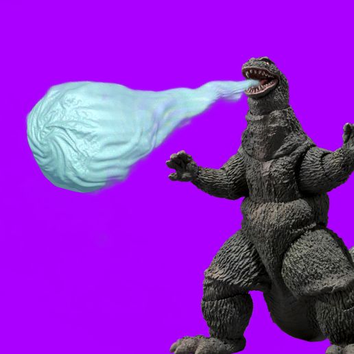 🎨 Godzilla Beam・ STL File for 3D printing・Cults