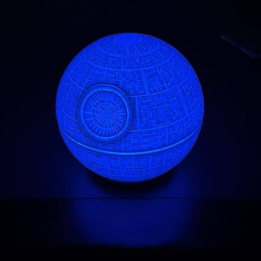 🌙 That aint no Moon Death Star Moon Lamp・ 3MF File for 3D printing・Cults