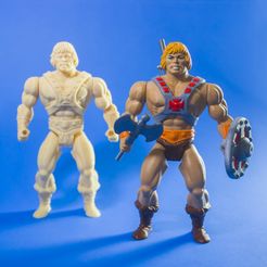 3D print He-Man Articulated Assembly and Print-in-Place • made with ...