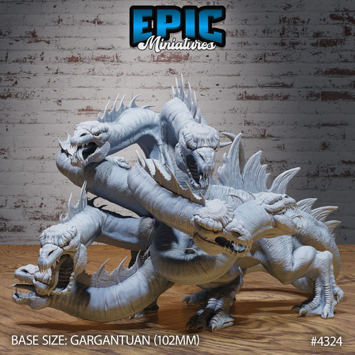 🎲 Lernaean Hydra ‧ DnD Miniature ‧ Tabletop Miniatures ‧ Gaming Monster ...