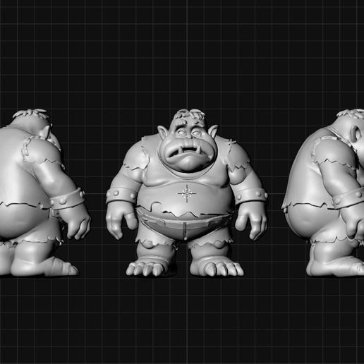 👹 Gentle Ogre – Stylized 3D Printable STL Model・ STL File for 3D ...
