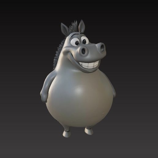 obese donkey