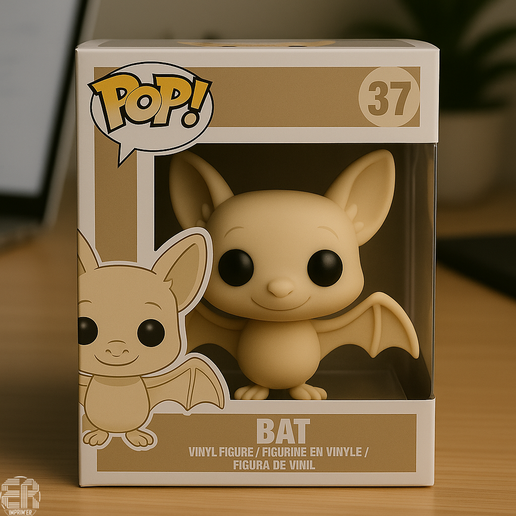Bat - Animals Pop Collection 🧊 ・ 3D File for 3D printing・Cults
