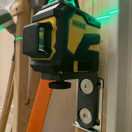 🎚️ Ikovwuk Laser Level Angle Bracket・Free 3D File for ・Cults