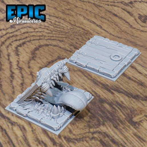 Archivo 3D Mimic Trapdoor ‧ DnD Miniature ‧ Tabletop Miniatures ...