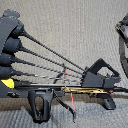 Файл STL Badger Repeating LARP Crossbow Conversion 🦡 ・Модель 3D ...