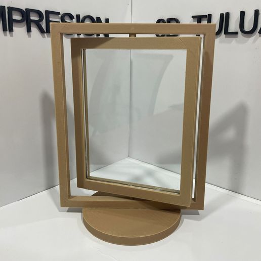 🖼️ Vertical rotating picture frame・ STL File for 3D printing・Cults