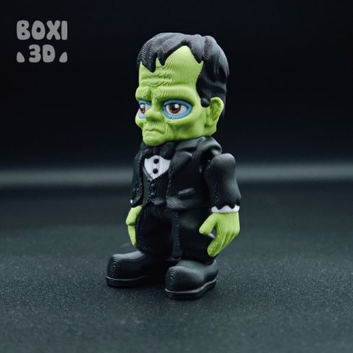 🧟 ZOMBIE WAITER - FLEXI - ARTICULATED - CUTE-PRINT IN PLACE・ 3D File ...