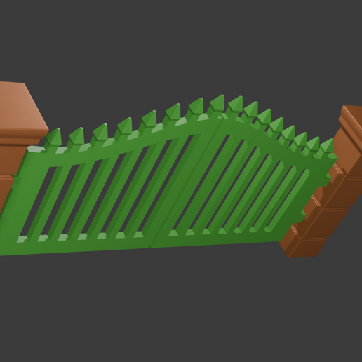 3D file GARDEN GATE STL 🧸 ・3D printing idea to download・Cults