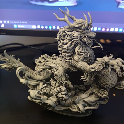 🐉 Kirin Dragon Sculpture・ STL File for 3D printing・Cults