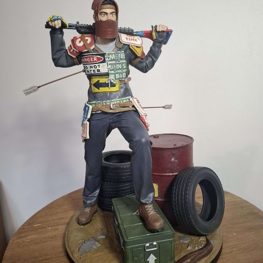 3D printed Survivor | Rust | 238mm • made with saturn 4 ultra・Cults