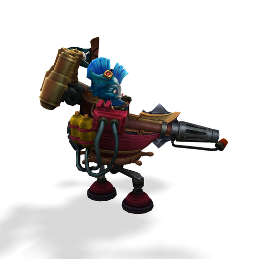 STL file Bilgerat Rumble League of Legends 3D print model 🎲 ・3D printer ...