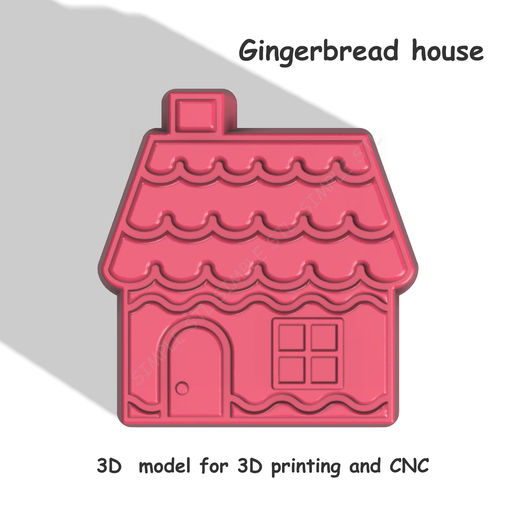 STL file Gingerbread house Stl File 🏠 ・3D printing idea to download・Cults