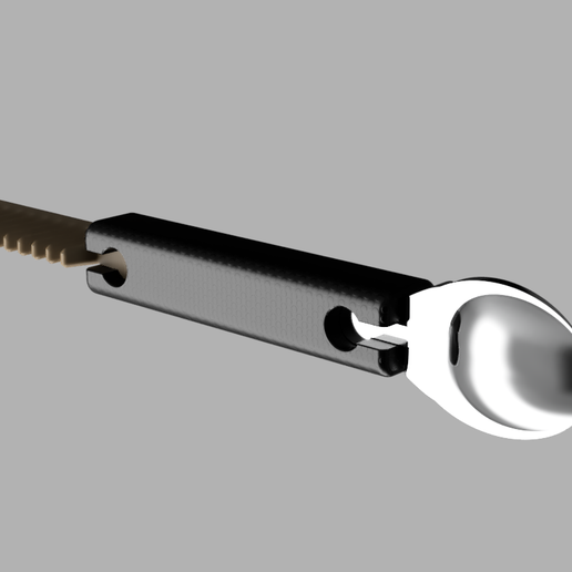 OBJ file Multitool Utensil 🍽️ (STEP)・Design to download and 3D print・Cults