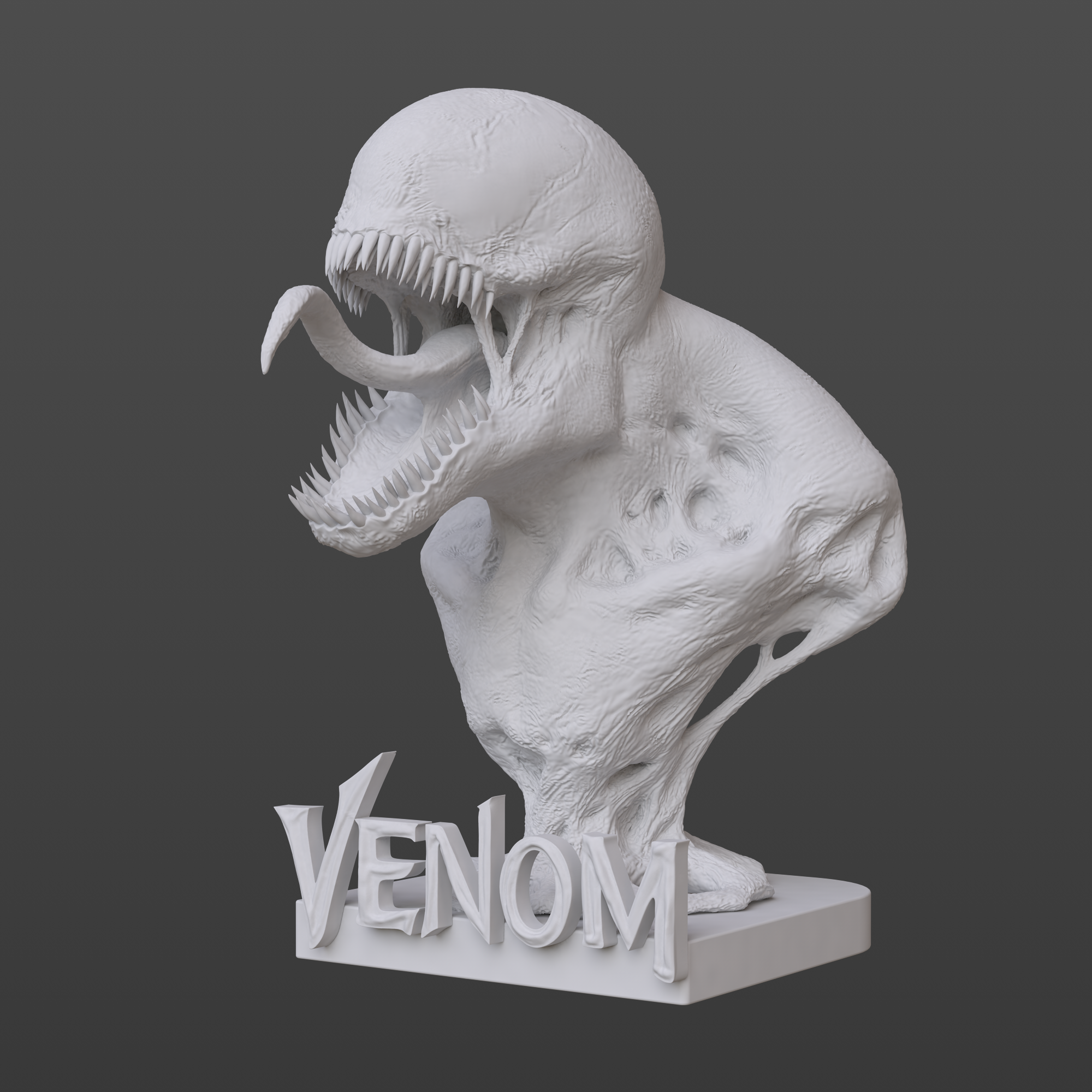 Download STL file Venom Bust • 3D printer template ・ Cults
