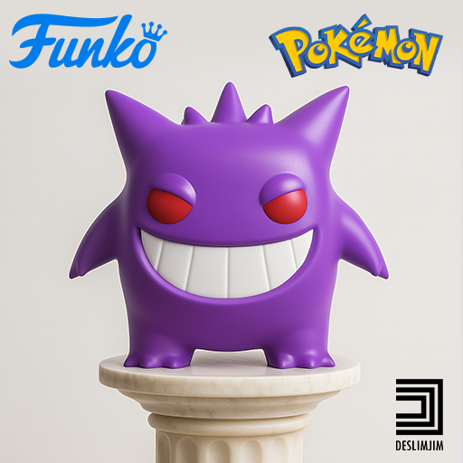 🐉 Gengar pokemon mod 2 Funko Version Toyart・ 3D File for 3D printing・Cults