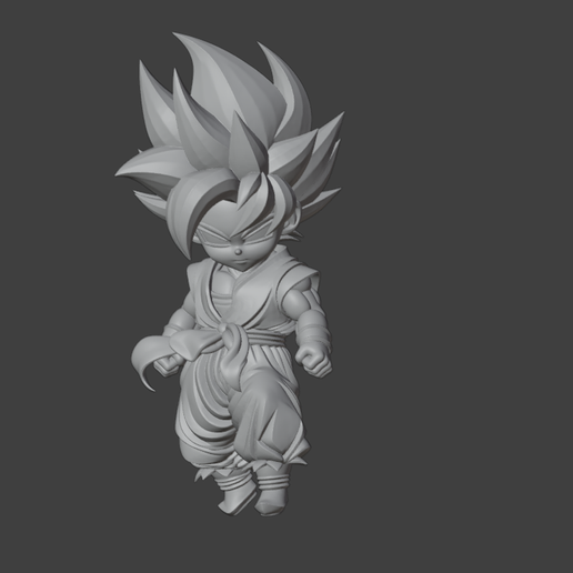 🐉 Goku Dragon Ball Miniature・ STL File for 3D printing・Cults