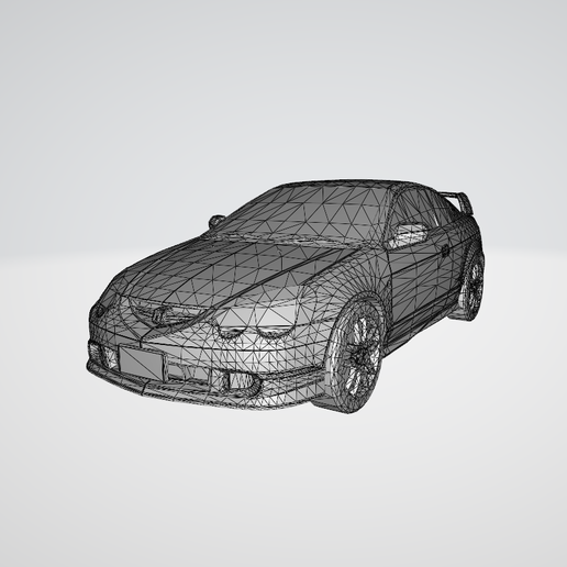 🚗 INTEGRA TYPE R 2001・ STL File for 3D printing・Cults