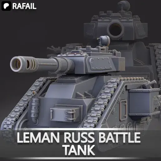 🪖 Leman Russ Battle Tank・ 3D File for 3D printing・Cults