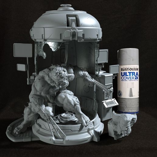 🔫 BOC Weapon X STL 3d Sculpture・ STL File for ・Cults