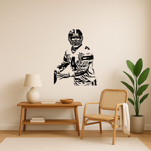 🎨 Brett Favre Brett Favre Wall Art Framed・ 3D File for 3D printing・Cults