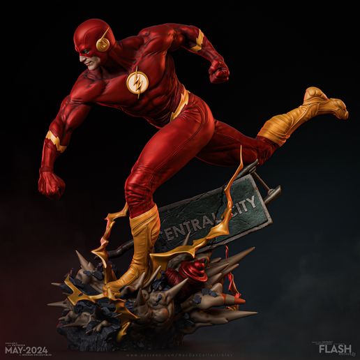 🗿 Flash vs BlackFlash - DC Comic・ STL File for 3D printing・Cults