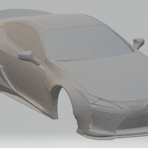 STL file Lexus lc500 🚗 ・3D printer design to download・Cults