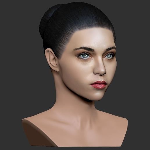 👩 Beautiful woman bust for full color 3D printing TYPE 7・ STL File for ...