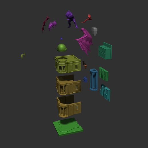 STL file Gringotts Bank 🏦 ・3D printing model to download・Cults