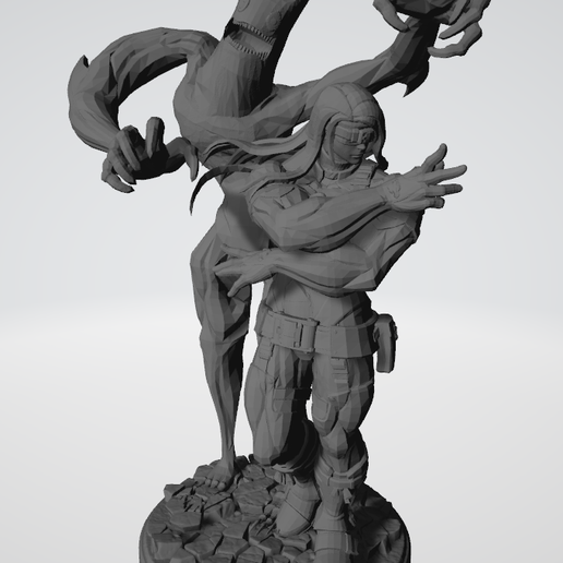 ⚙️ Zato=1 & Eddie (Guilty Gear)・ STL File for ・Cults