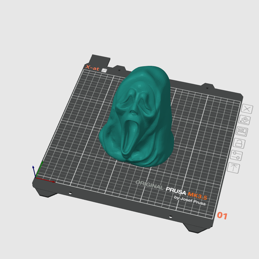 👻 head ghost face statue figure・ STL File for 3D printing・Cults